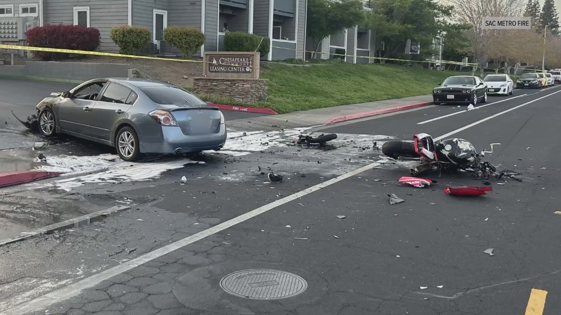 Motorcyclist injured in Rancho Cordova crash | abc10.com