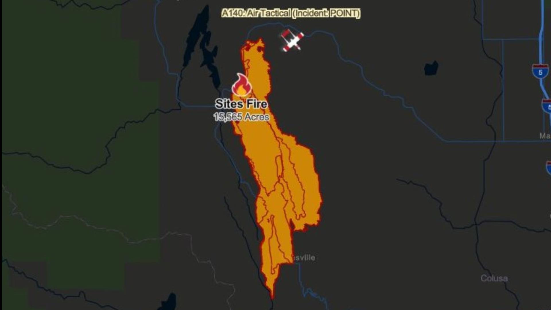 Sites Fire Update: Colusa County Evacuations, Maps | abc10.com