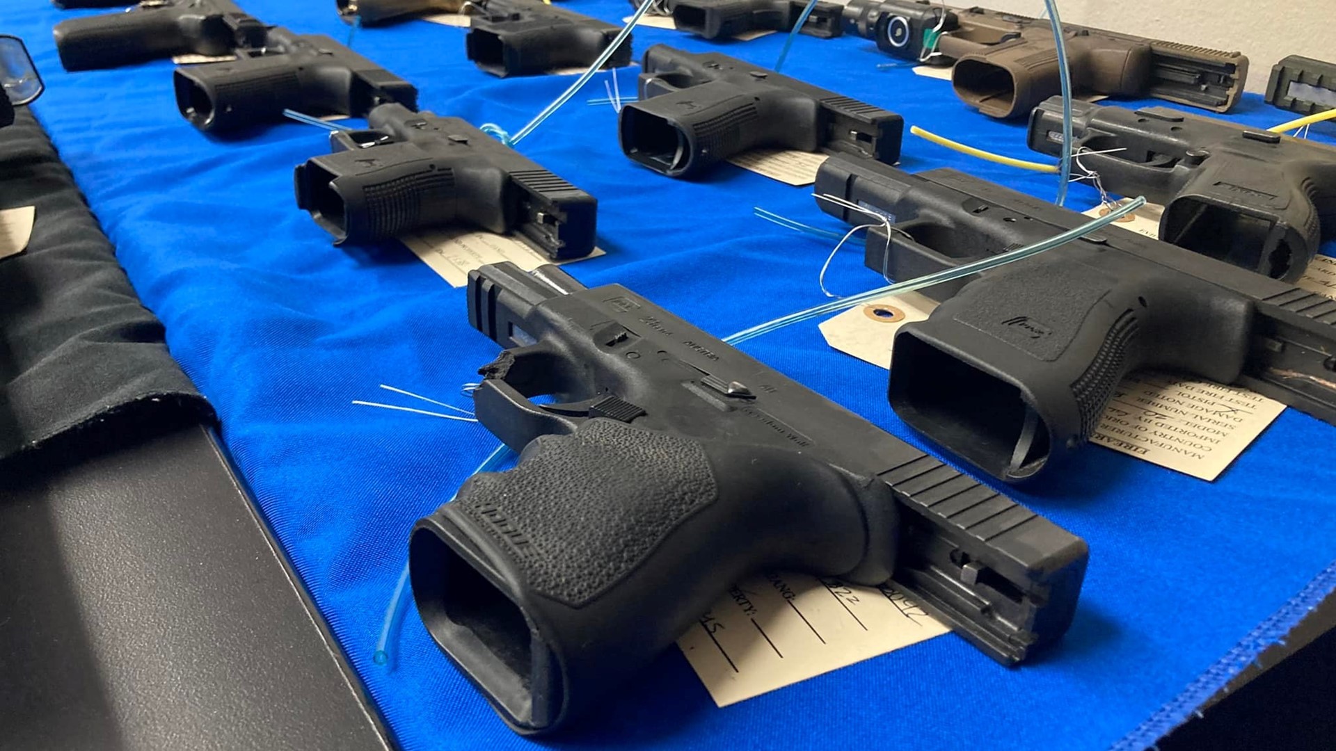 Photo: Guns recovered in Stockton law enforcement operation | abc10.com