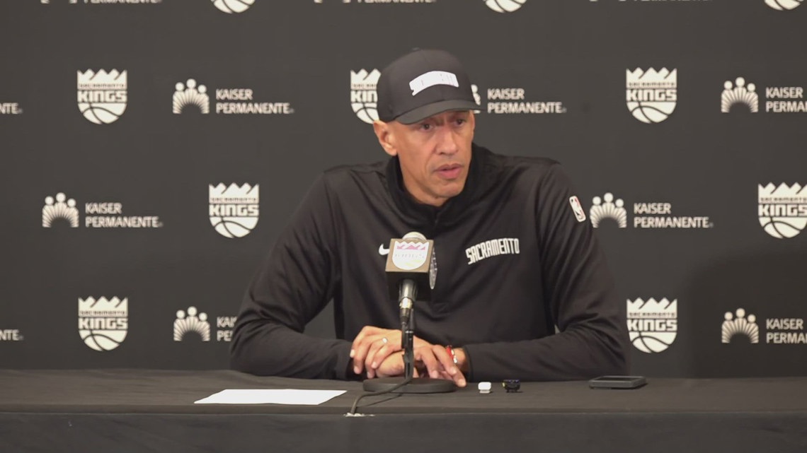 Doug Christie: Sacramento Kings vs. Atlanta Hawks — Postgame Interview | abc10.com