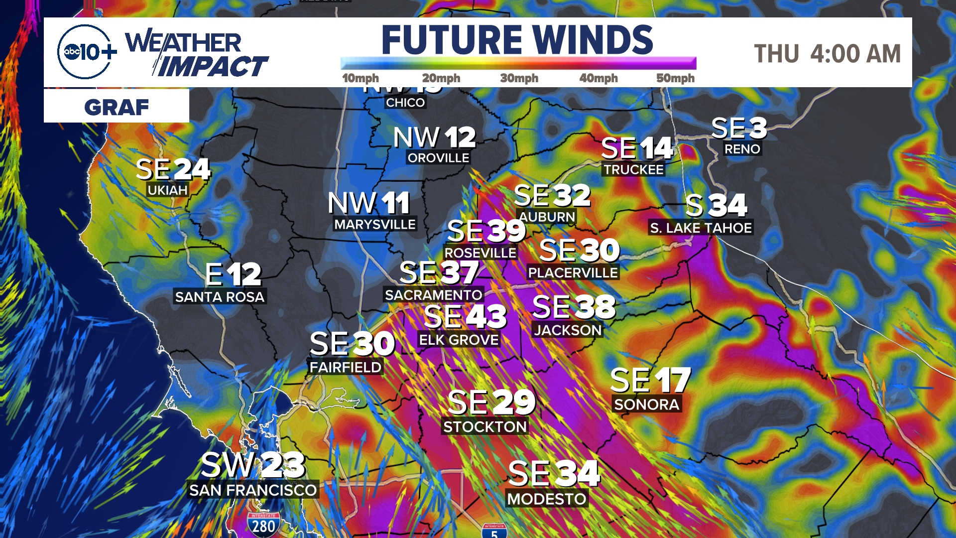 California Winter Storm: Northern California to see impact Wednesday ...