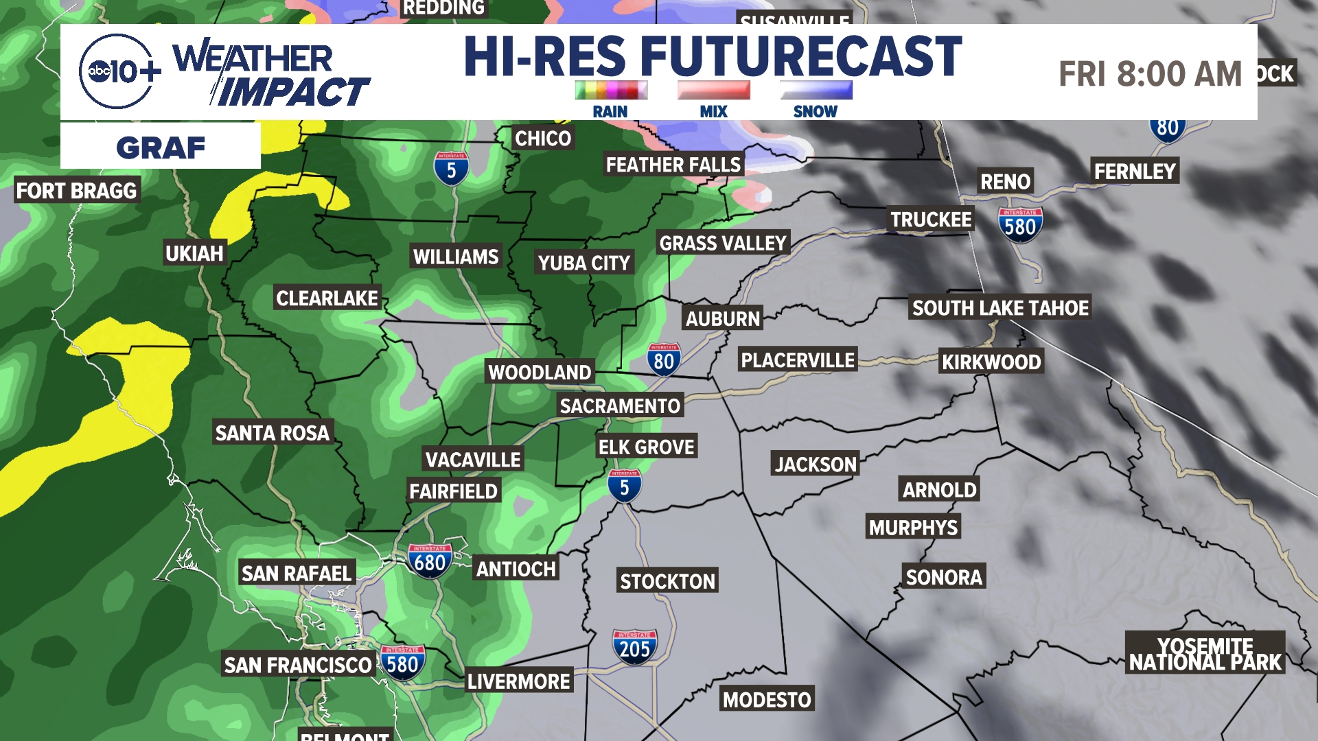 Two storm cycles set to hit Northern California this weekend | abc10.com
