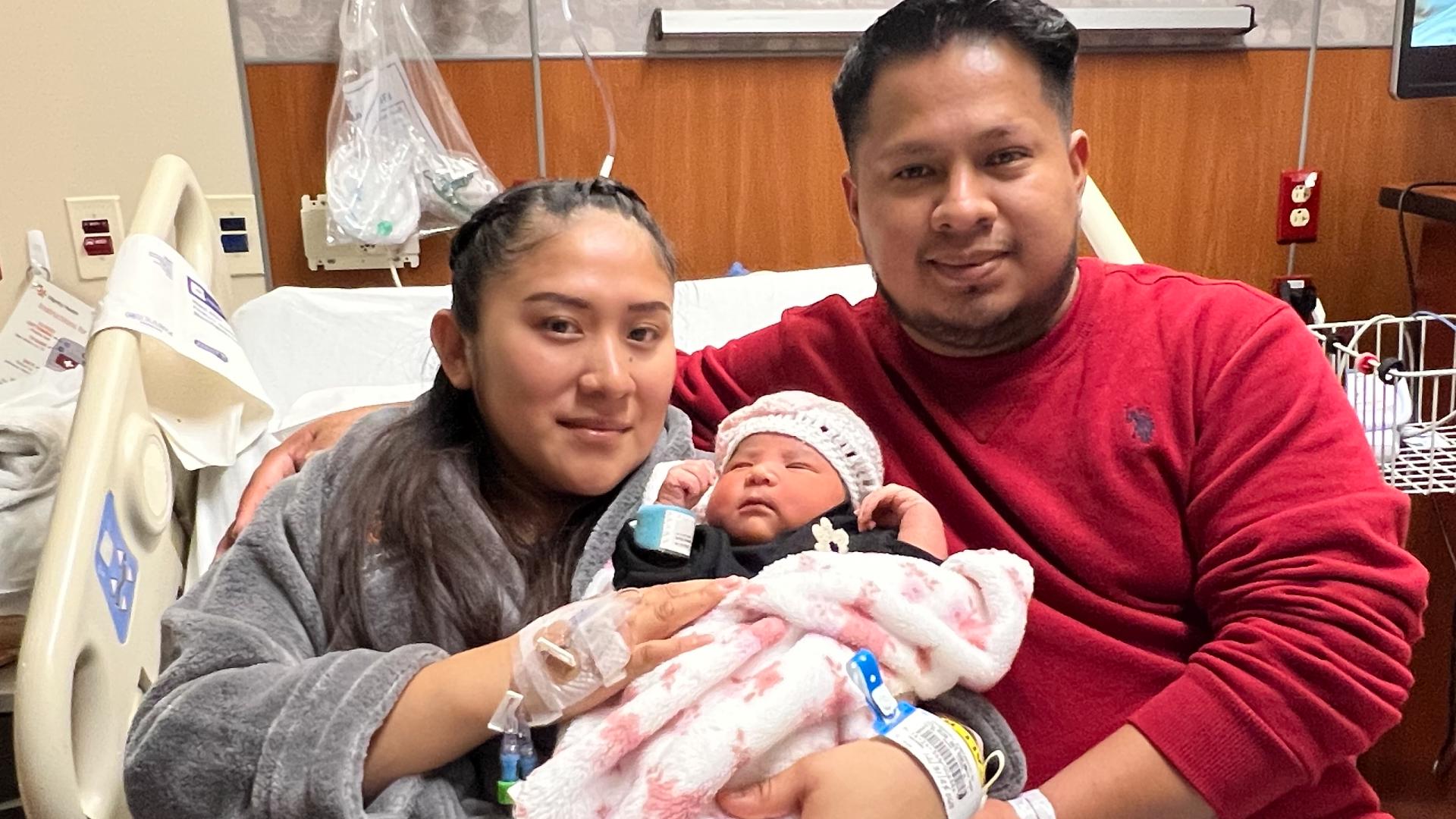 First baby born in Sacramento minutes after midnight New Year's Day ...