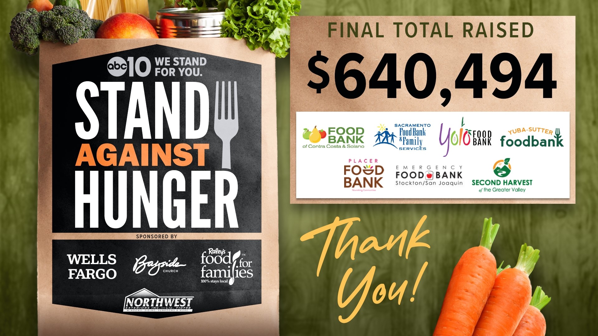 Stand Against Hunger with ABC10 | abc10.com