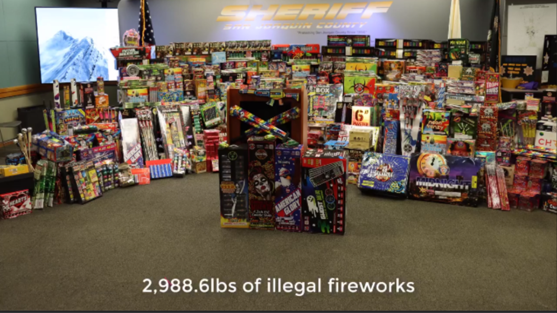 Fireworks task force seizes 3,000 pounds of illegal fireworks | abc10.com