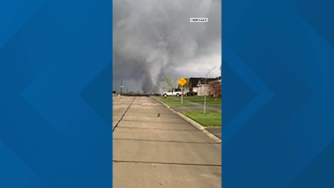 Severe weather hit Nebraska causing a tornado to touch down near ...