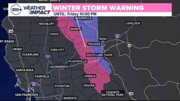 California Winter Storm: Rain, snow to hit before weekend | abc10.com