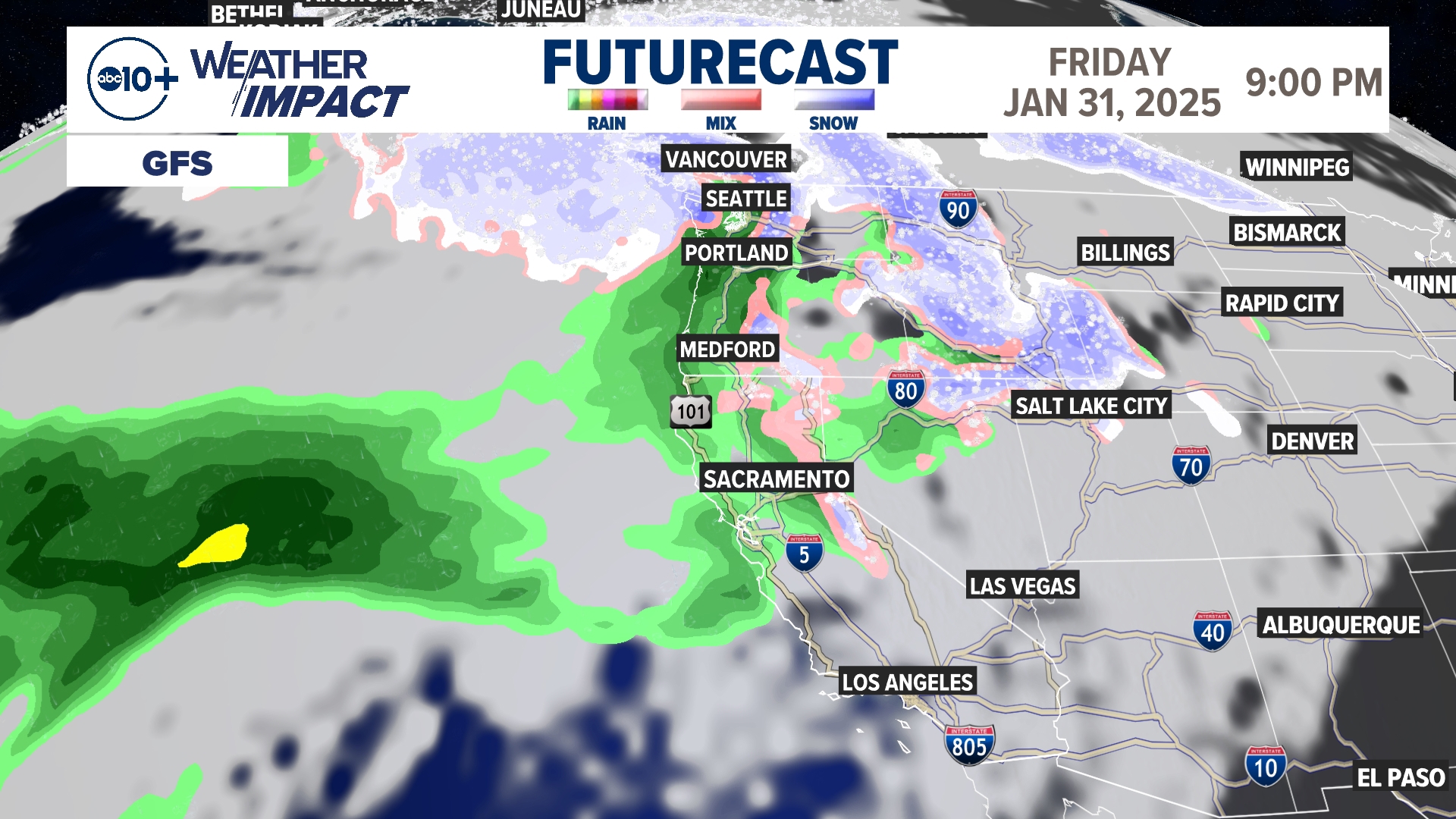 California storm lineup to see wetter start to February | abc10.com