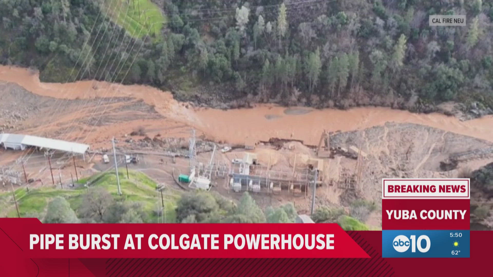 Crews searching for one person after pipe break at Colgate Powerhouse ...