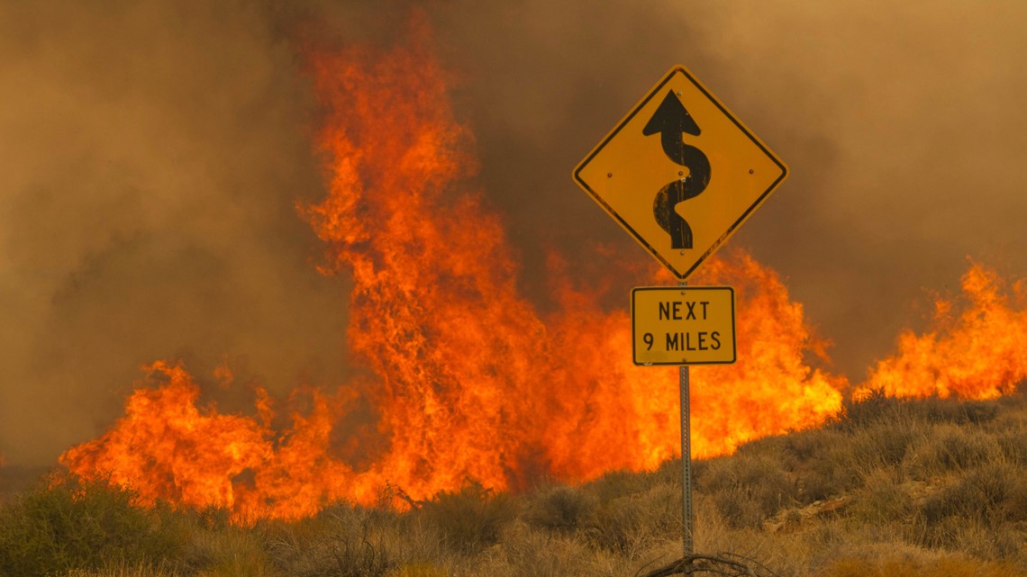 York Fire in Mojave Preserve desert | Maps, Updates | abc10.com