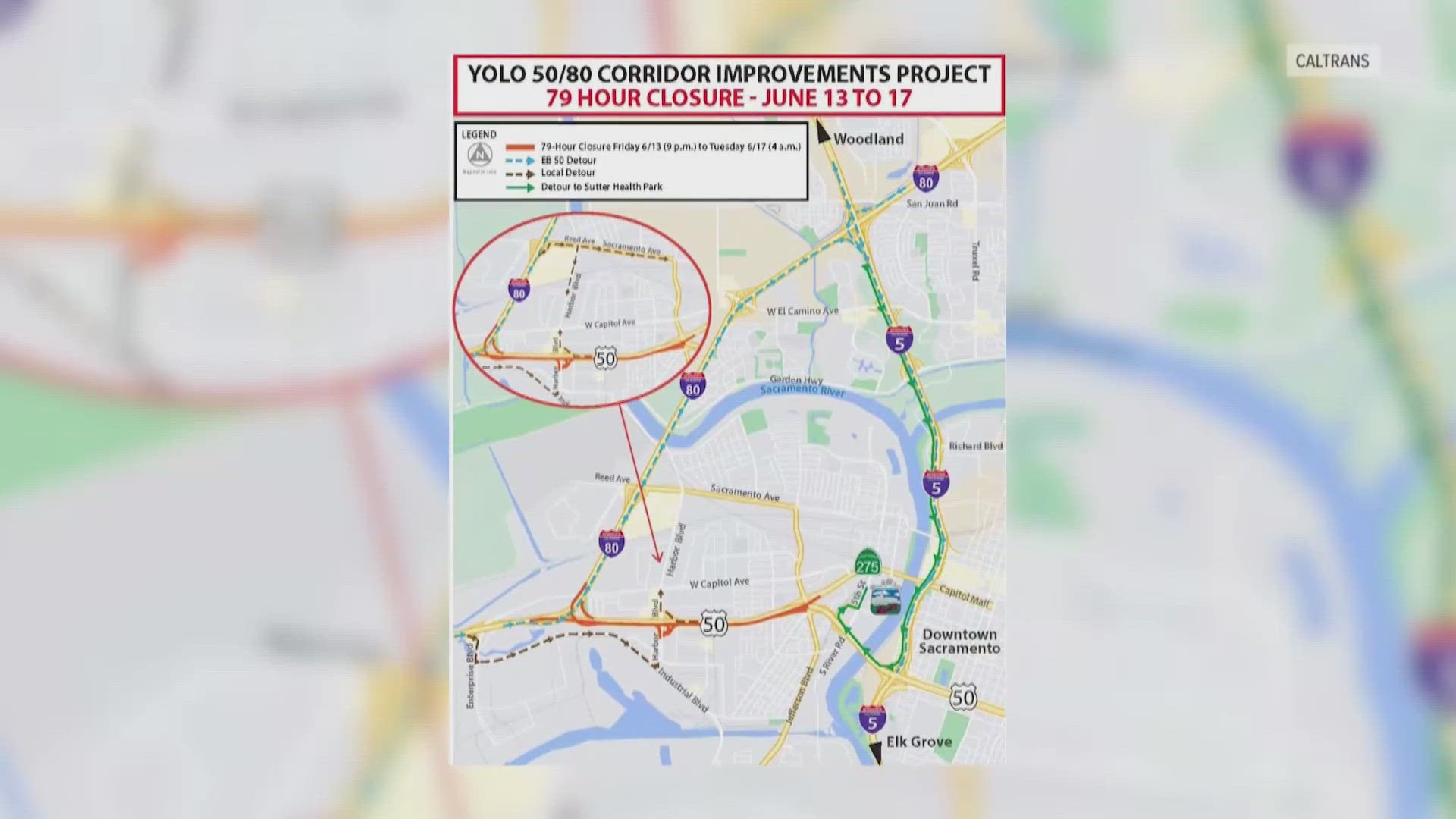 Hwy 50 closed | Expect delays between Davis and Sacramento Monday | abc10.com