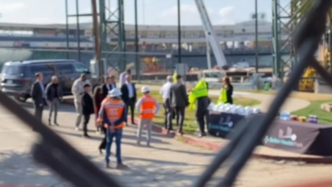 MLB commissioner tours Sacramento's Sutter Health Park for A's arrival ...