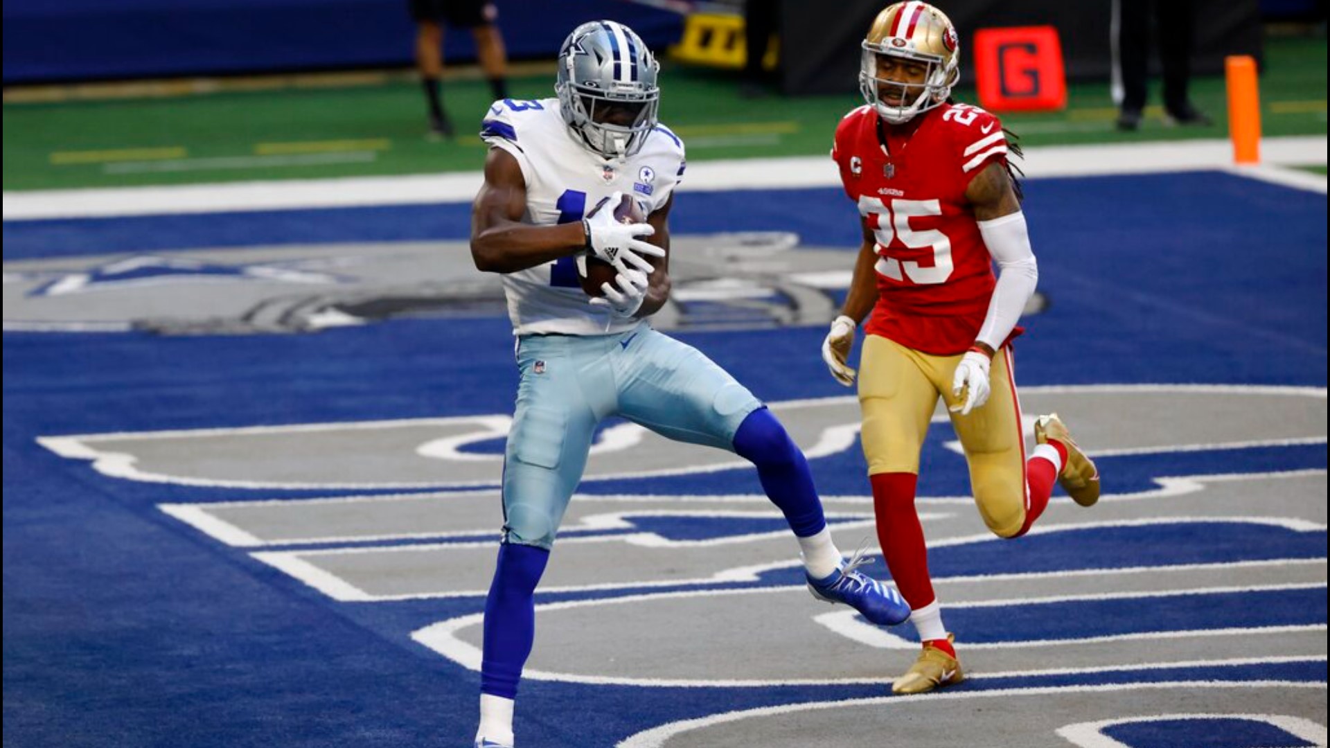 Pollard scores 2 with Elliott out, Cowboys beat 49ers 41-33 | abc10.com