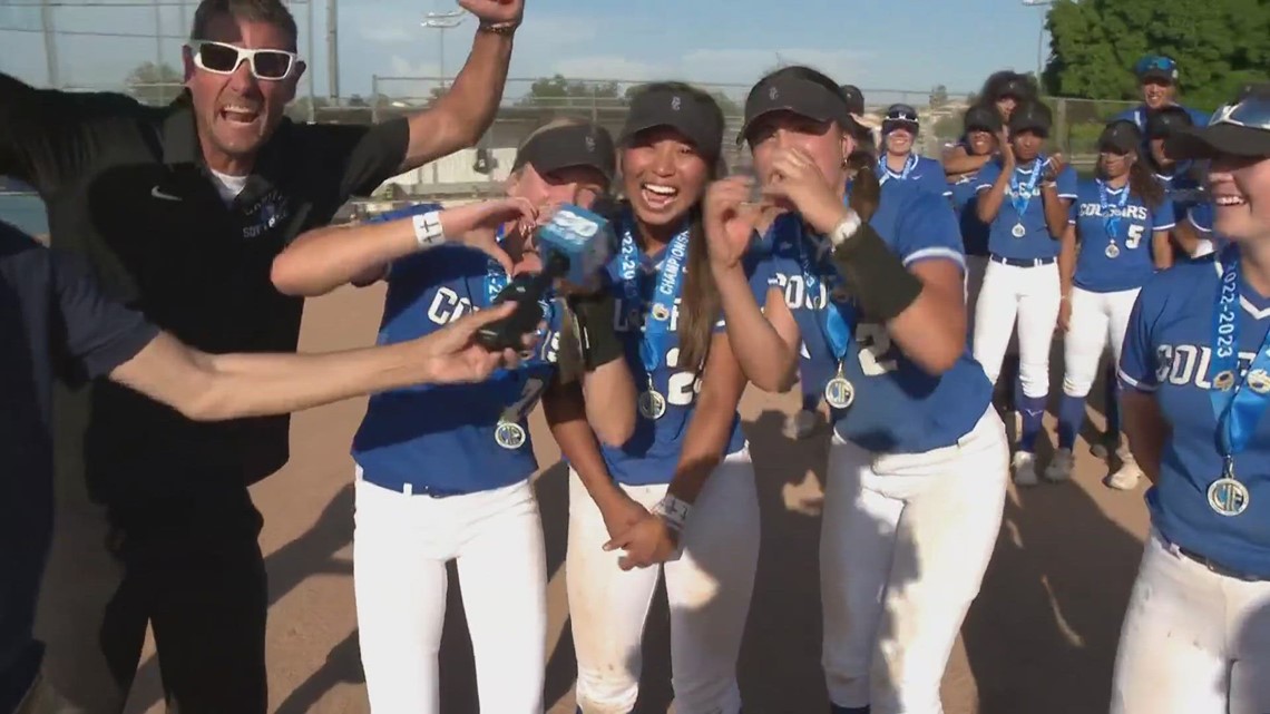 Capital Christian High School softball team celebrates historic win ...