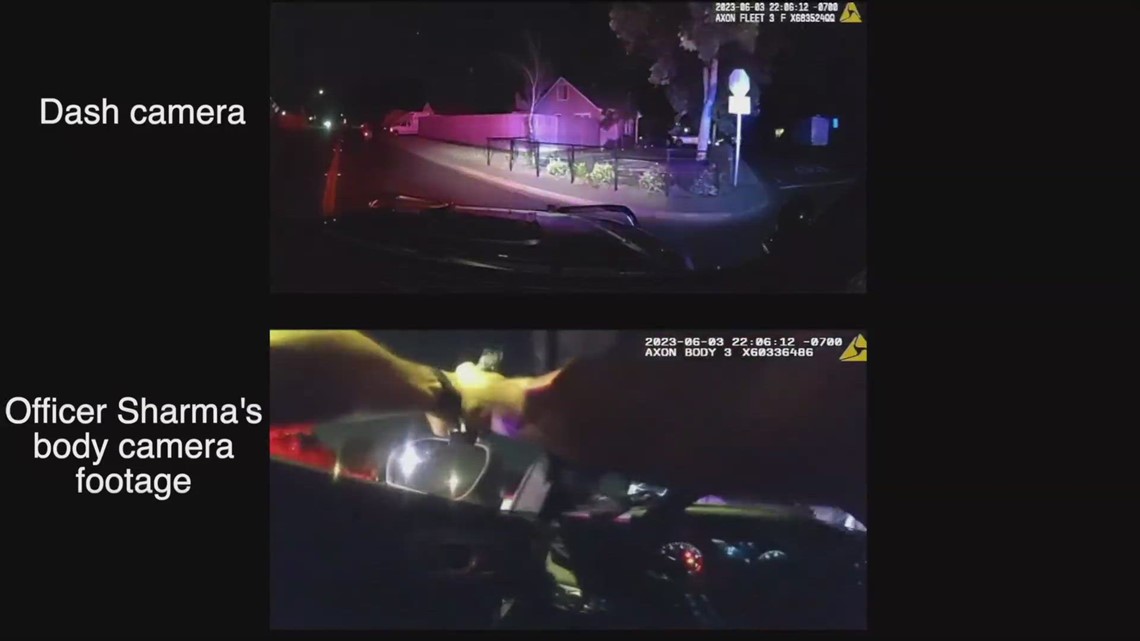 Modesto police release video after officer shoots bicyclist firing gun ...