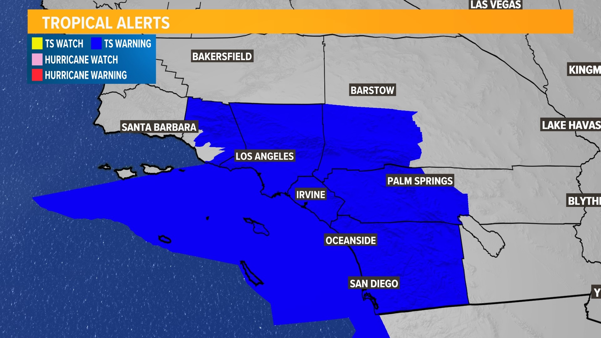 Hurricane Hillary Updates: Tropical storm warnings in place | abc10.com