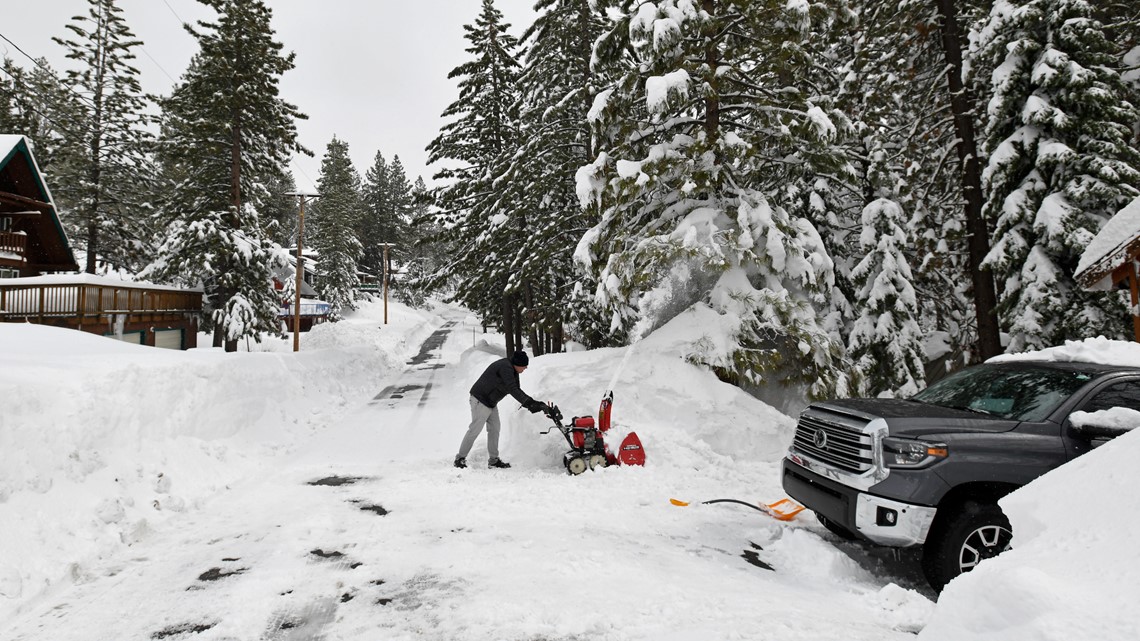 California ski workers tunnel into office through 10 ft of snow | abc10.com