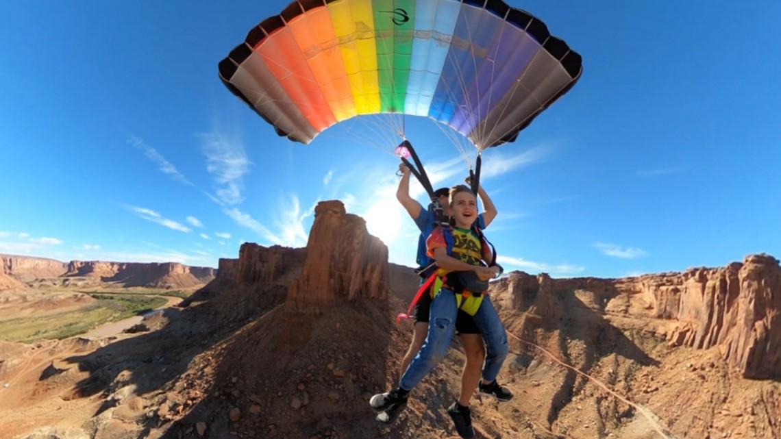 Thrill-seeking El Dorado Hills 9-year-old celebrates birthday BASE ...