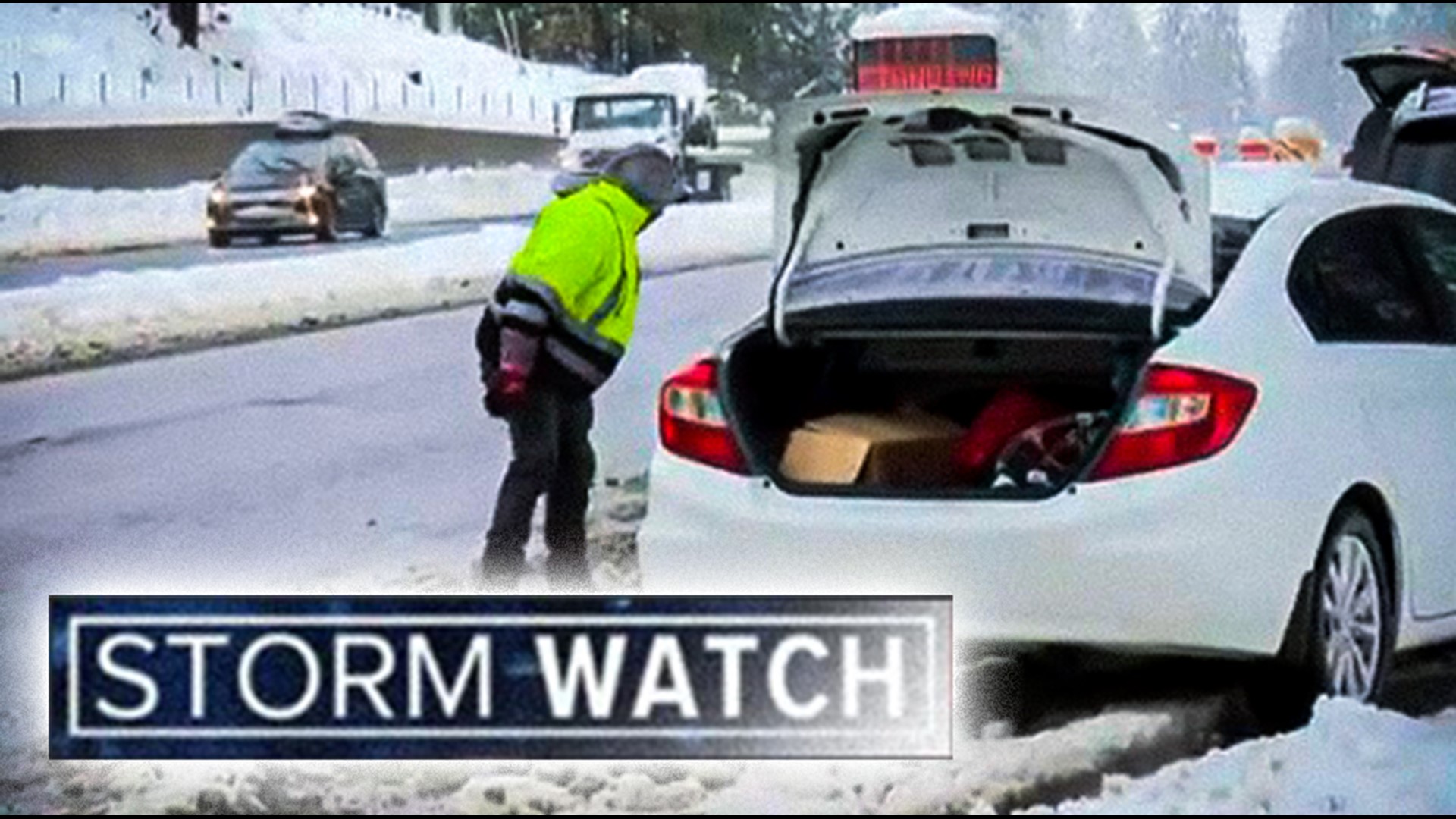 Roads and houses east of Placerville blanketed in snow | Storm Watch ...