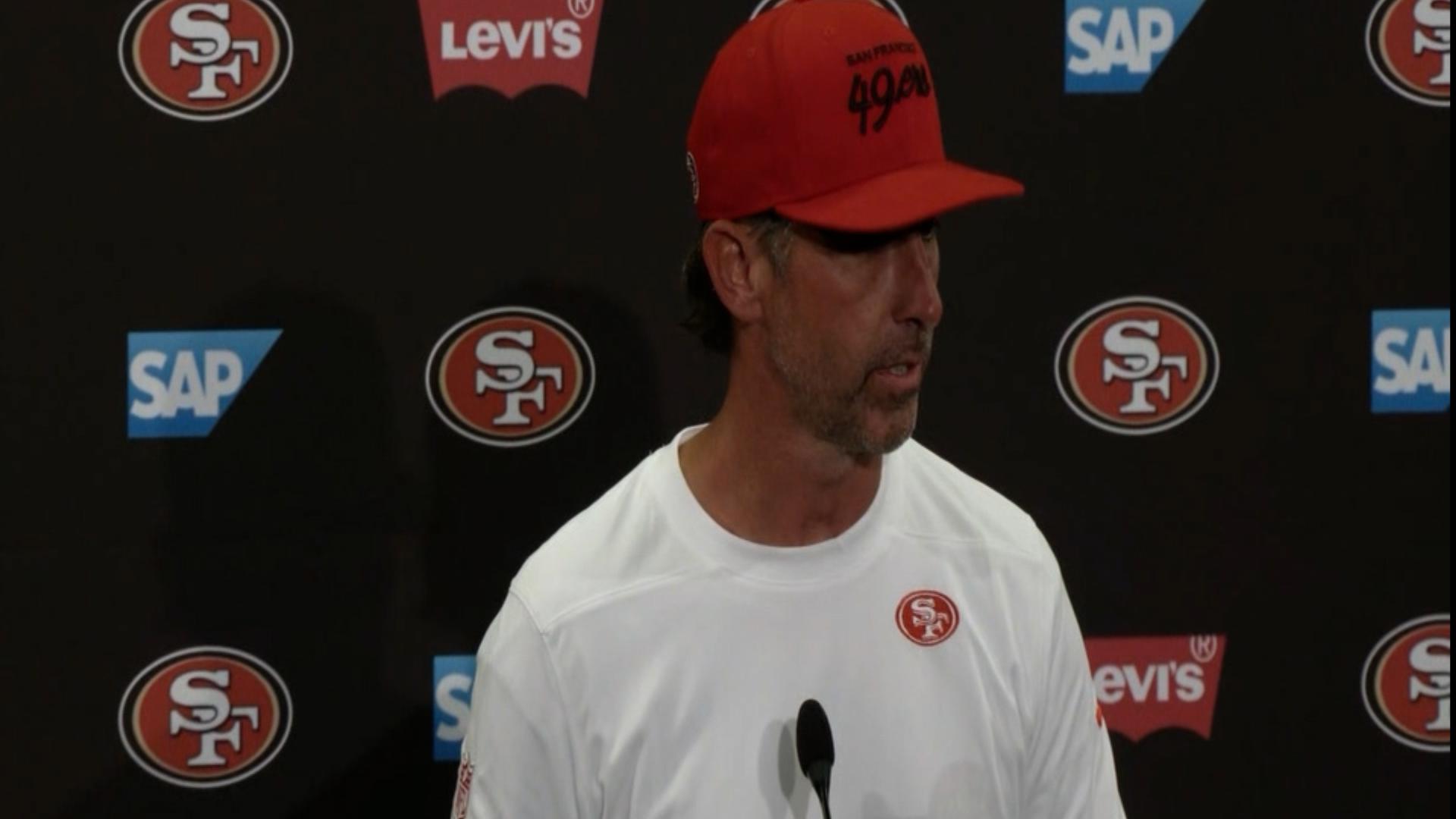 San Francisco 49ers Head Coach Kyle Shanahan talks team latest ahead of ...