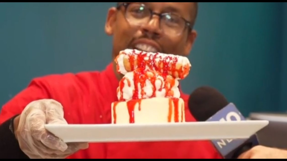 Cannoli cheescake is a new creation from Cakes by Jeff the Chef | abc10.com