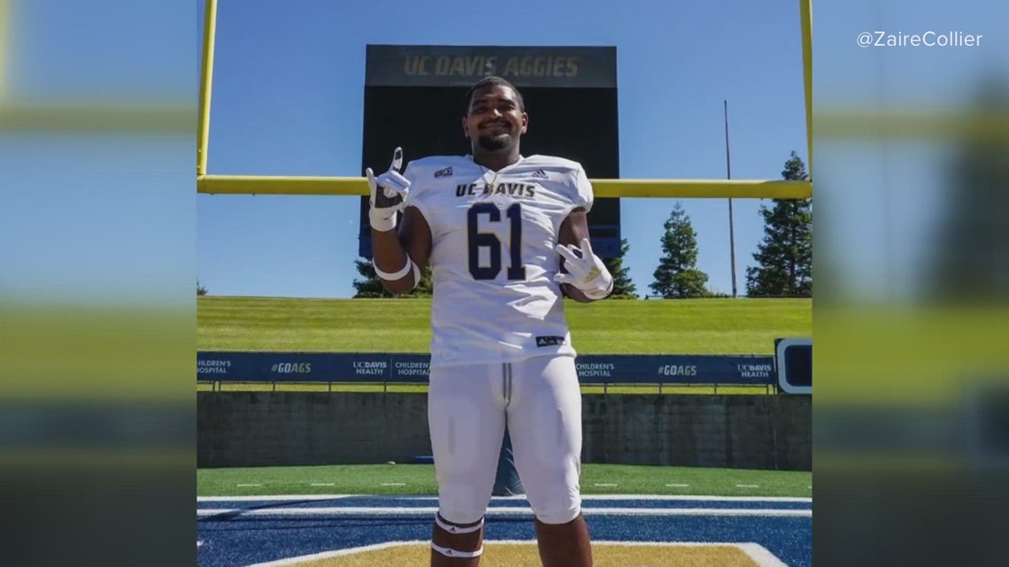 Granite Bay football star Zaire Collier commits to UC Davis | abc10.com