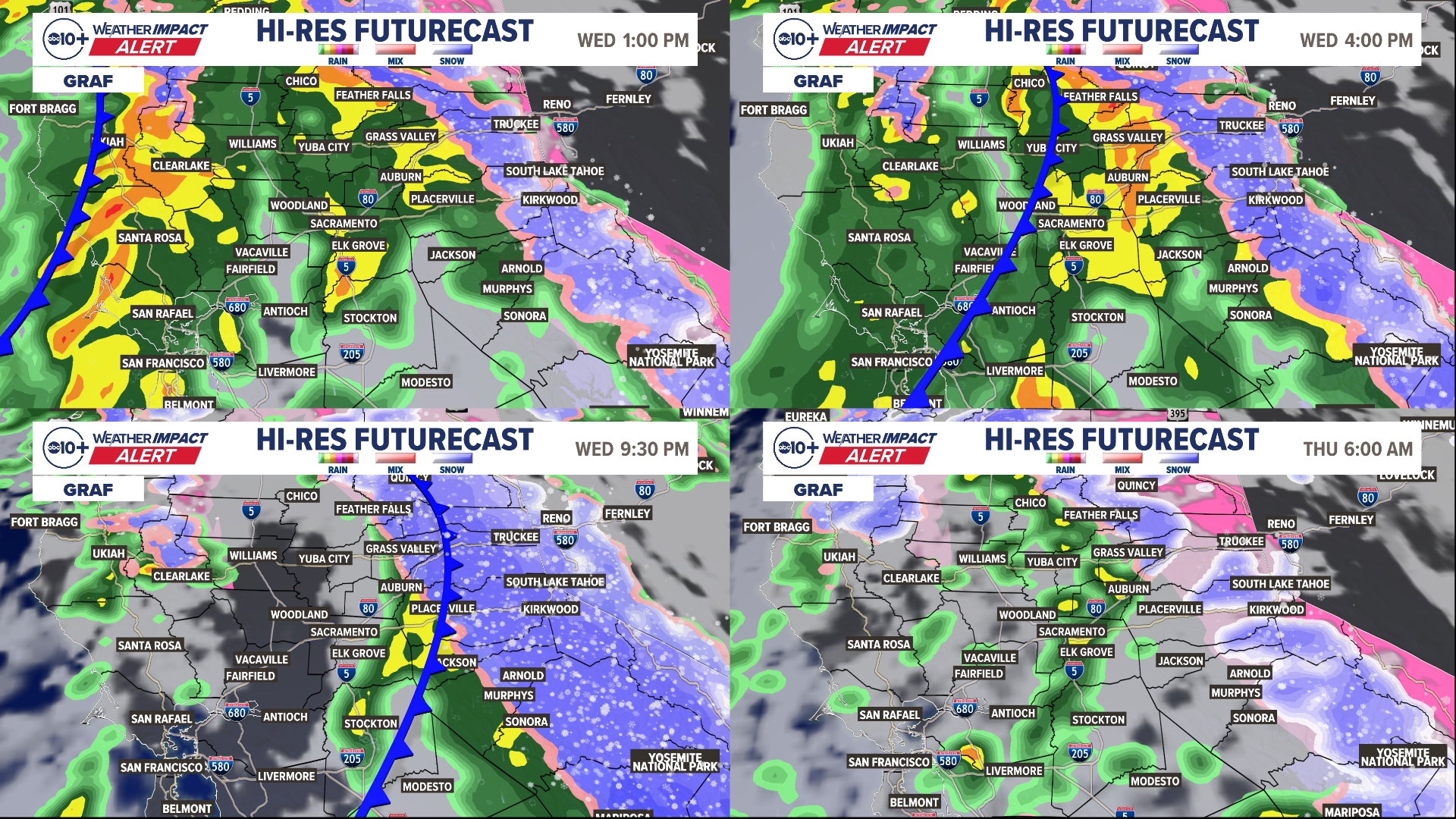 Major winter storm in California bringing heavy rain, snow | abc10.com