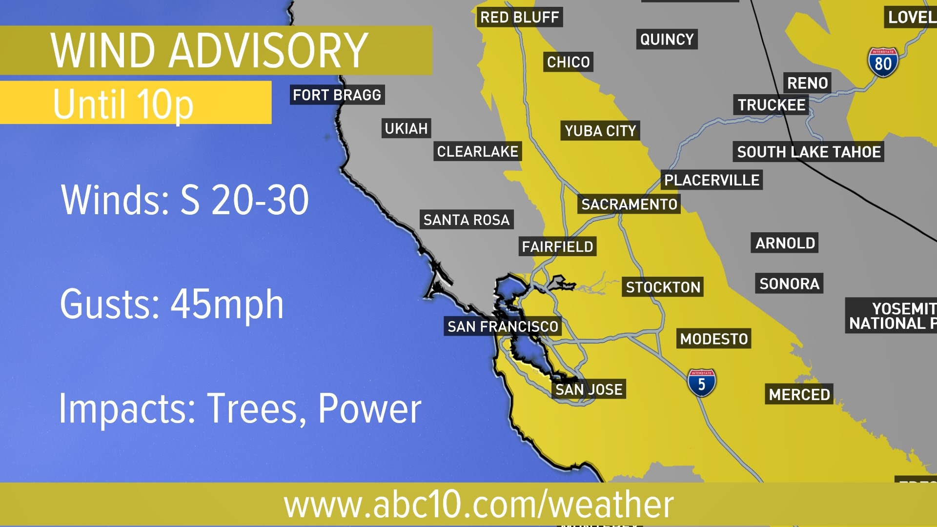 Sacramento storm: Northern California rain, wind, snow forecast | abc10.com