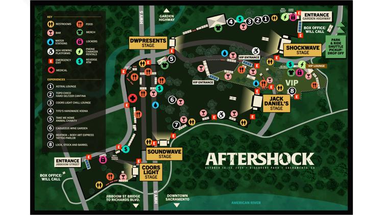 Aftershock Festival 2024: Parking, road closings, tips and more | abc10.com