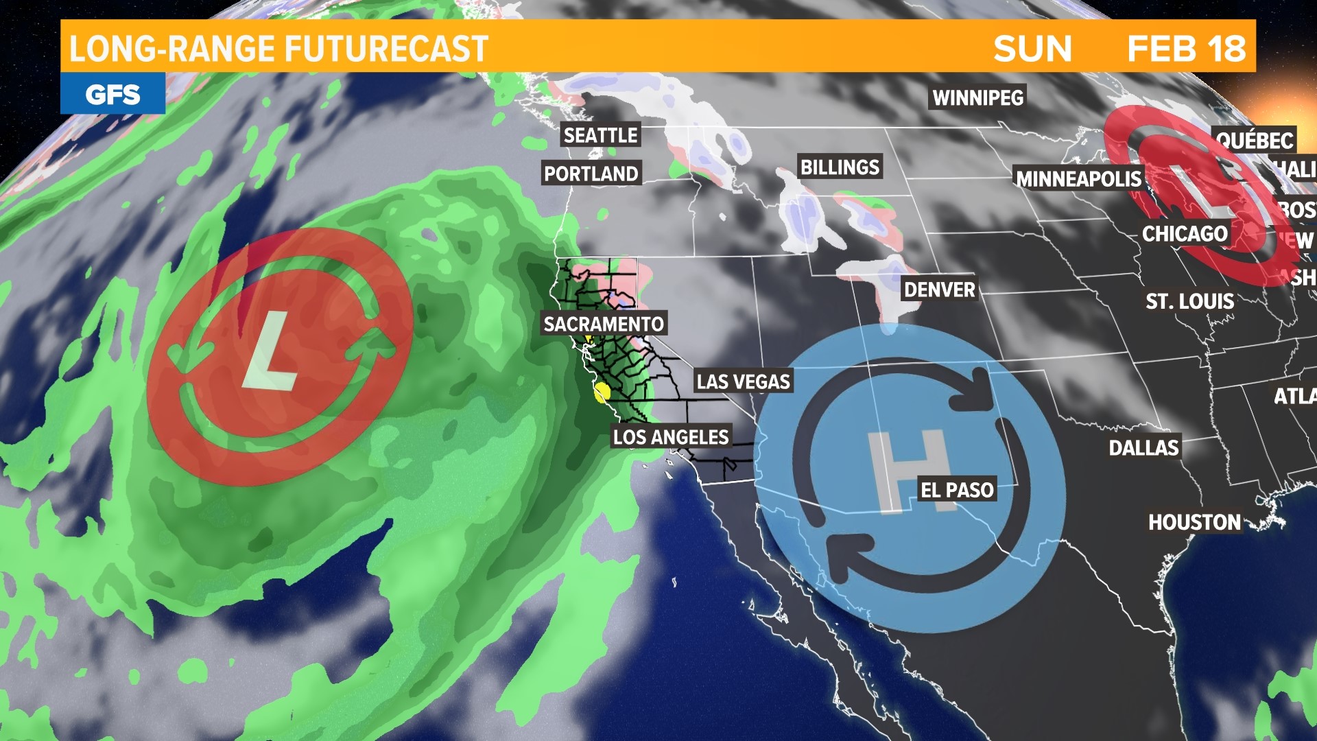 Northern California storm timeline: Wet, snowy weekend ahead | abc10.com