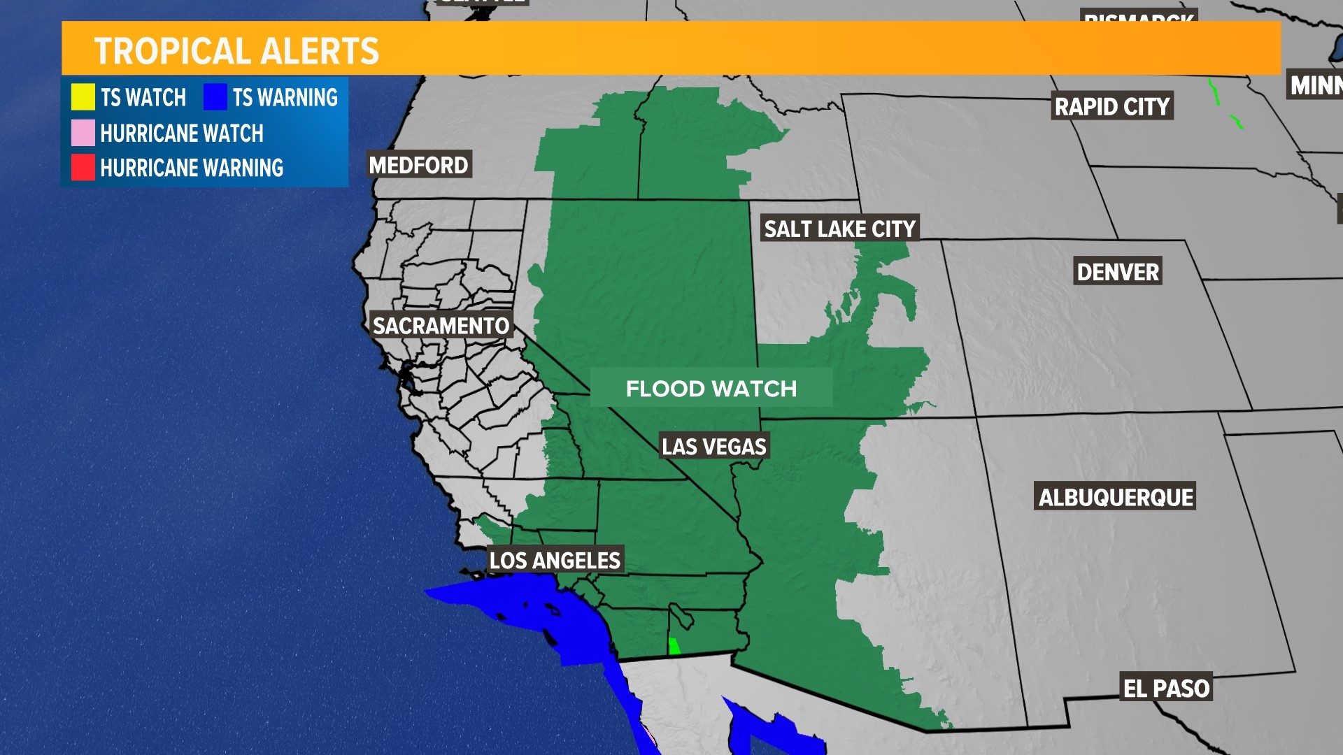 Hurricane Hillary Updates: Tropical storm warnings in place | abc10.com