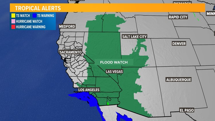 Hurricane Hillary Updates: Tropical storm warnings in place | abc10.com