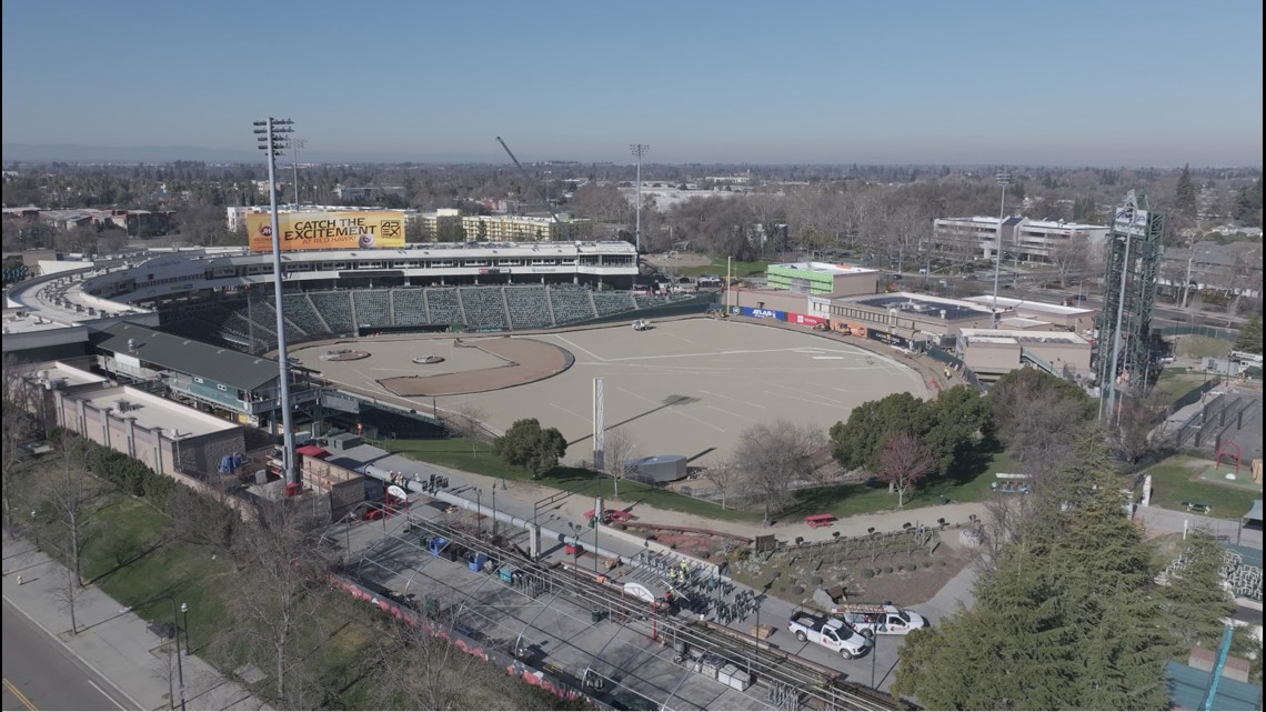 Sutter Health Park upgrades | Progress ahead of A's Opening Day | abc10.com