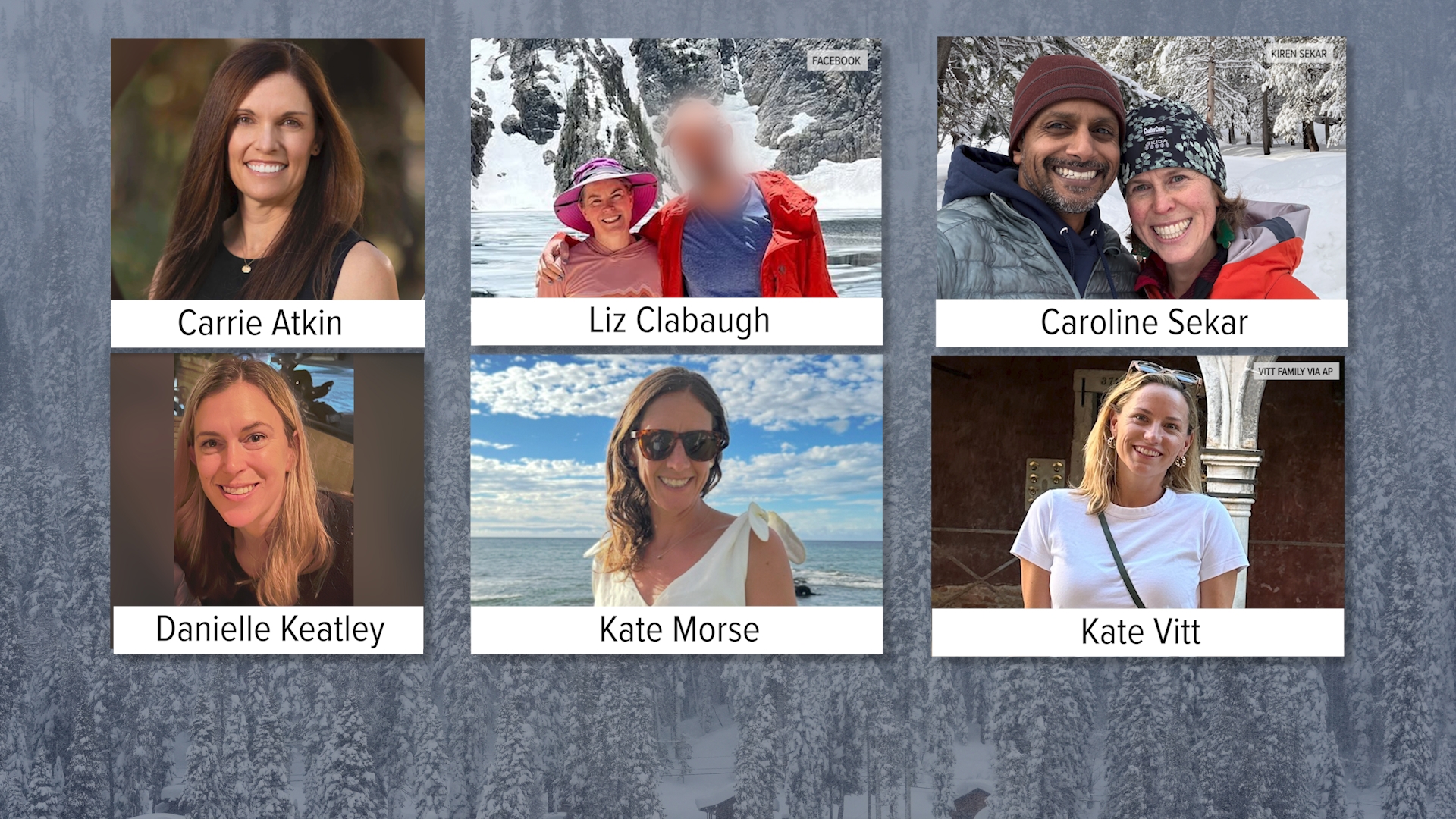 Families identify six victims of deadly Northern California avalanche ...