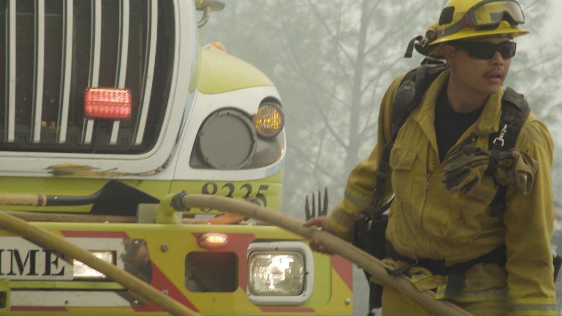 LNU Lightning Complex fires testing weary California firefighters ...