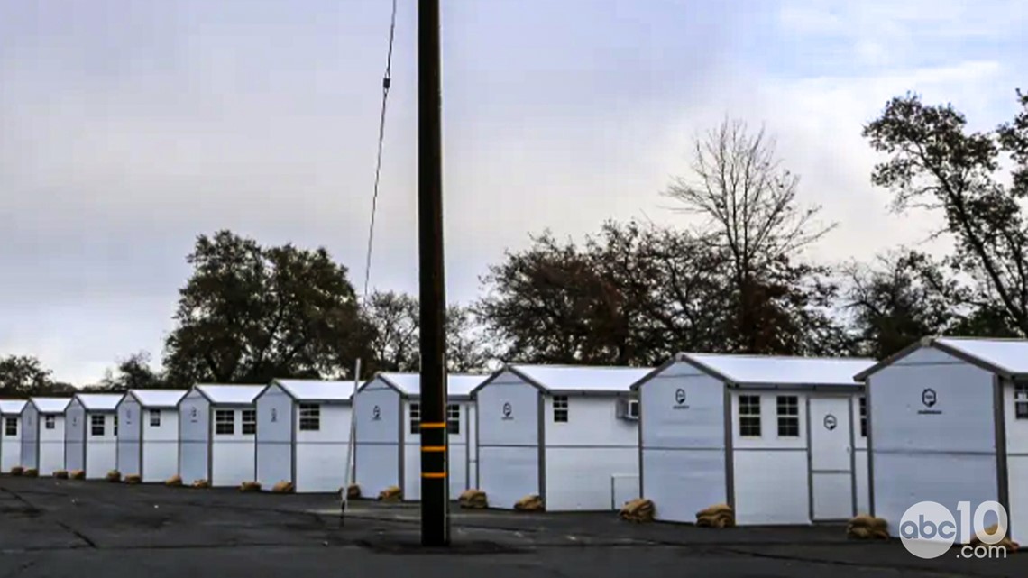 New Roseville Road shelter site opens for 240 homeless residents ...