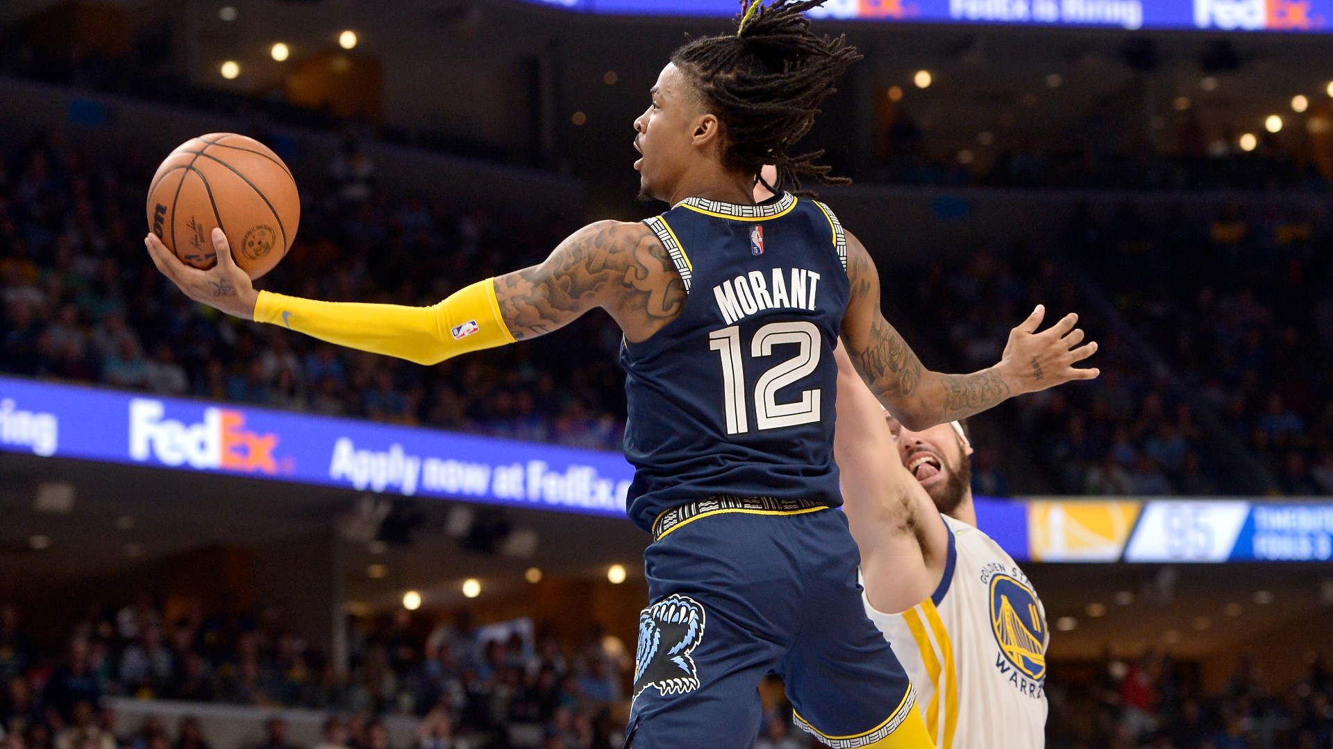Morant scores 47 points, Grizzlies tie Warriors at 1 apiece | abc10.com