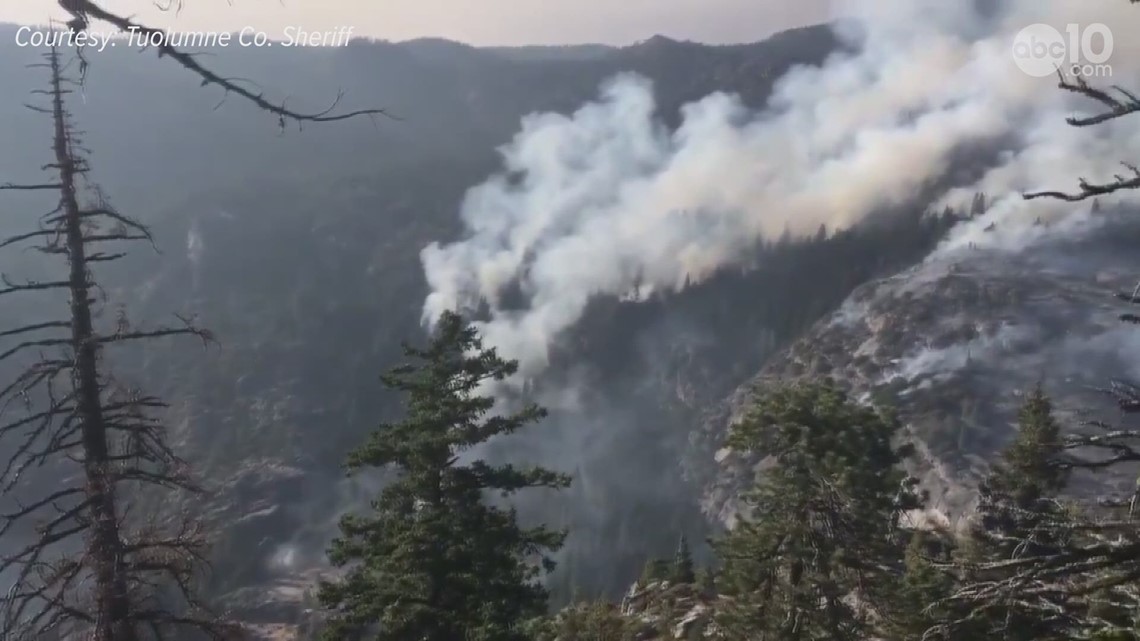 Donnell Fire in Tuolumne County grows to 1000 acres | abc10.com