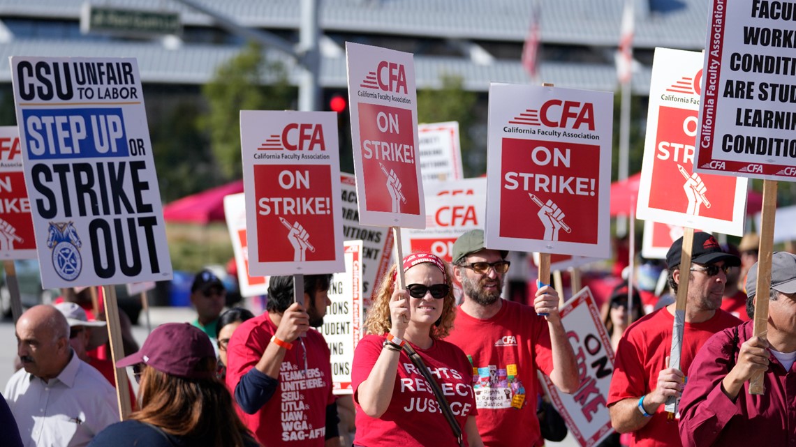 CSU faculty on strike for better pay | abc10.com