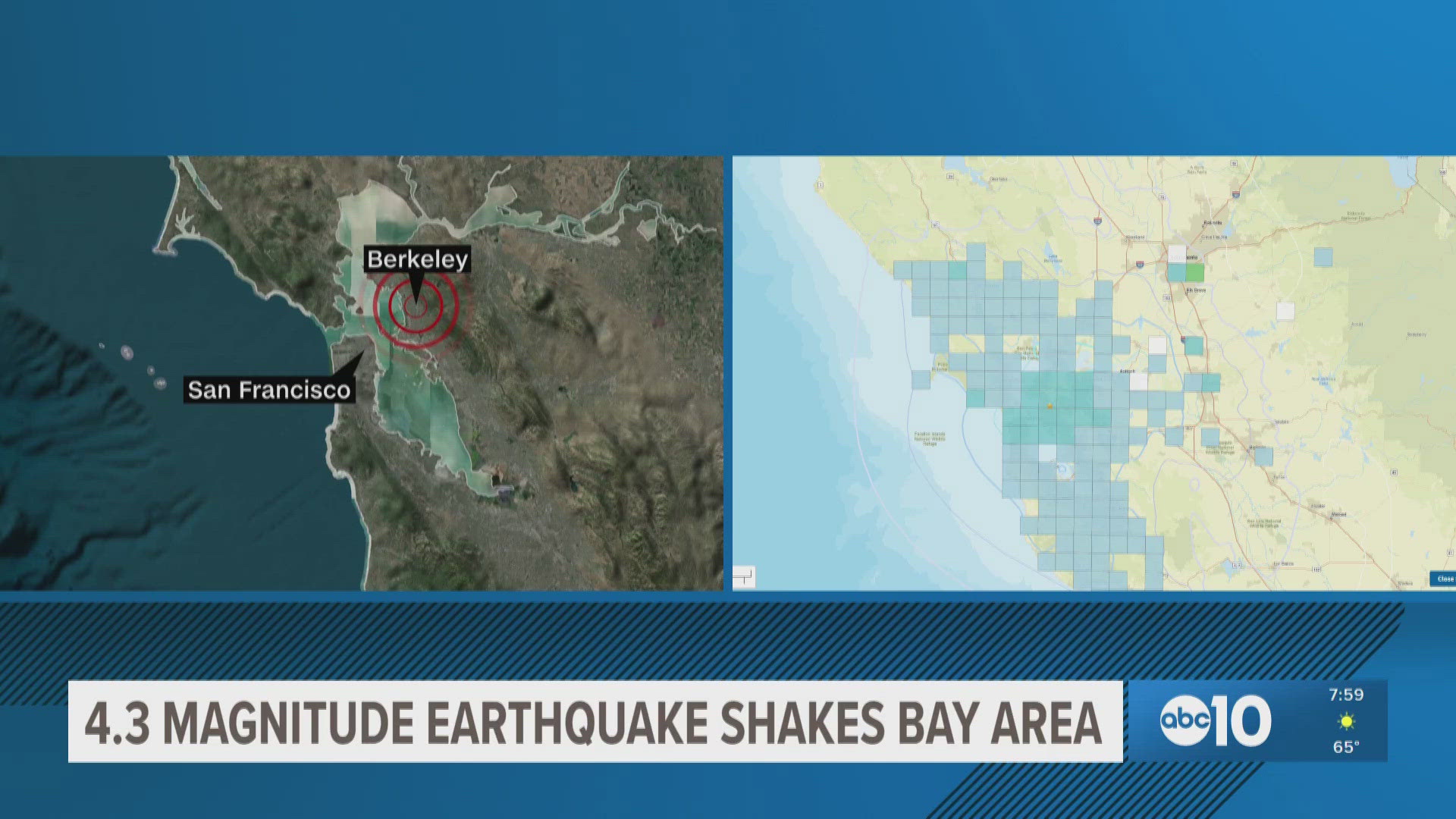 4.3 magnitude earthquake shakes Bay Area | abc10.com