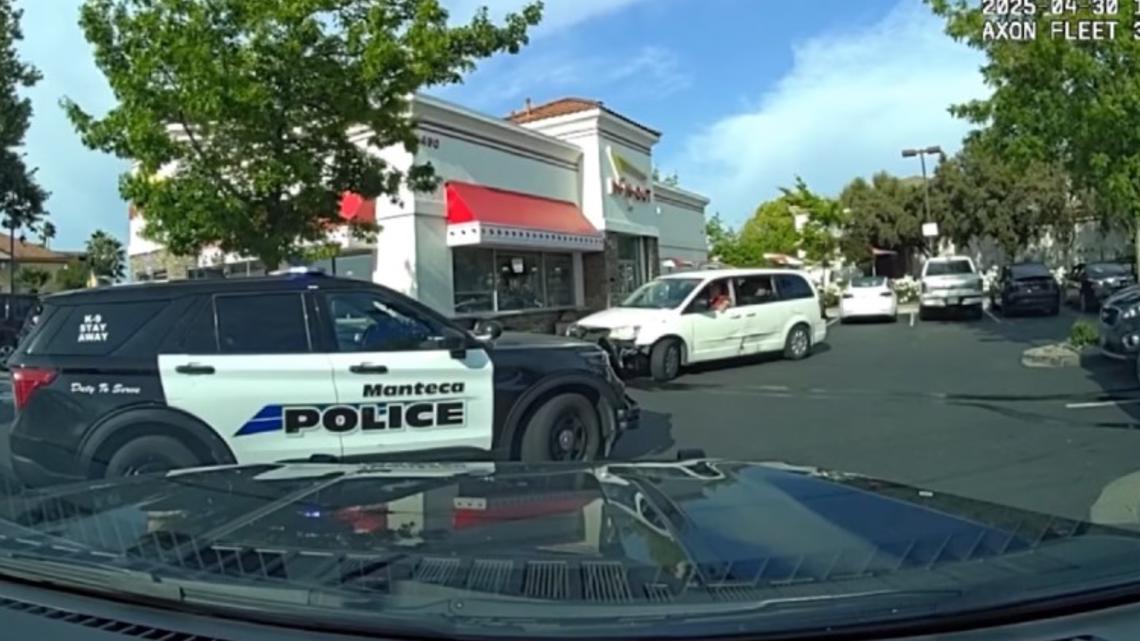 Manteca police release footage of deadly officer-involved shooting at ...