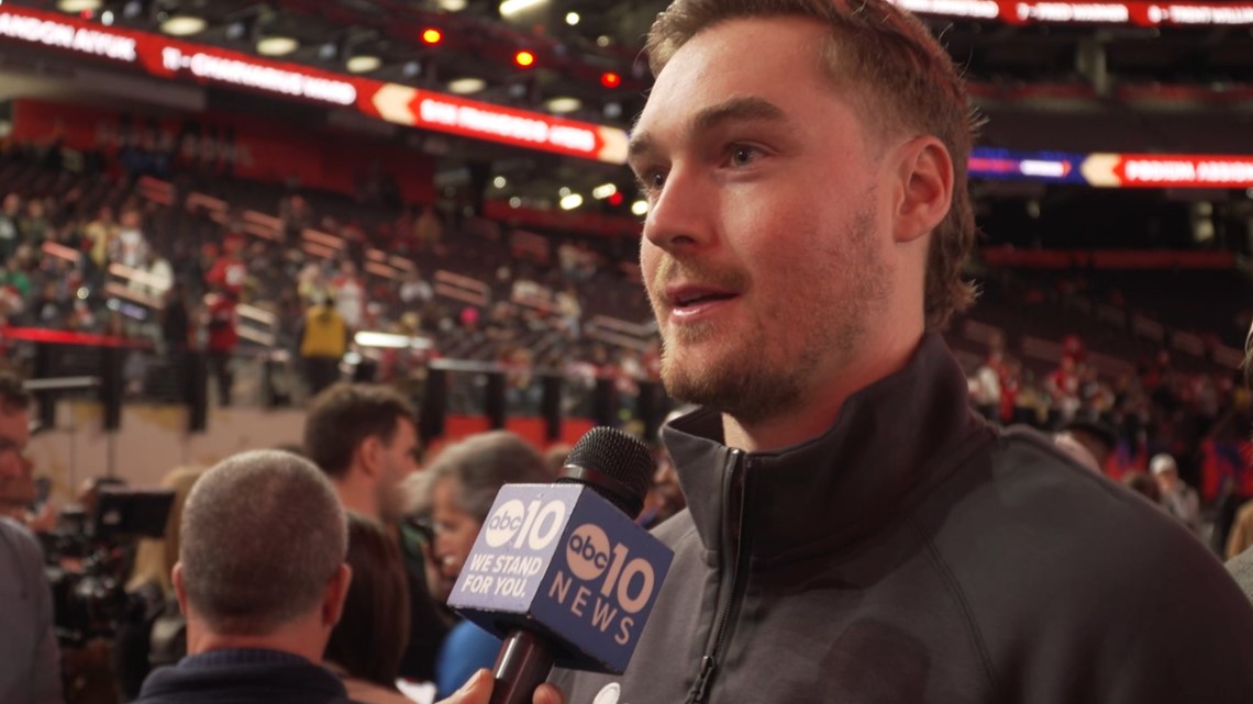 Super Bowl LVIII | San Francisco 49ers Ross Dwelley talks football ...