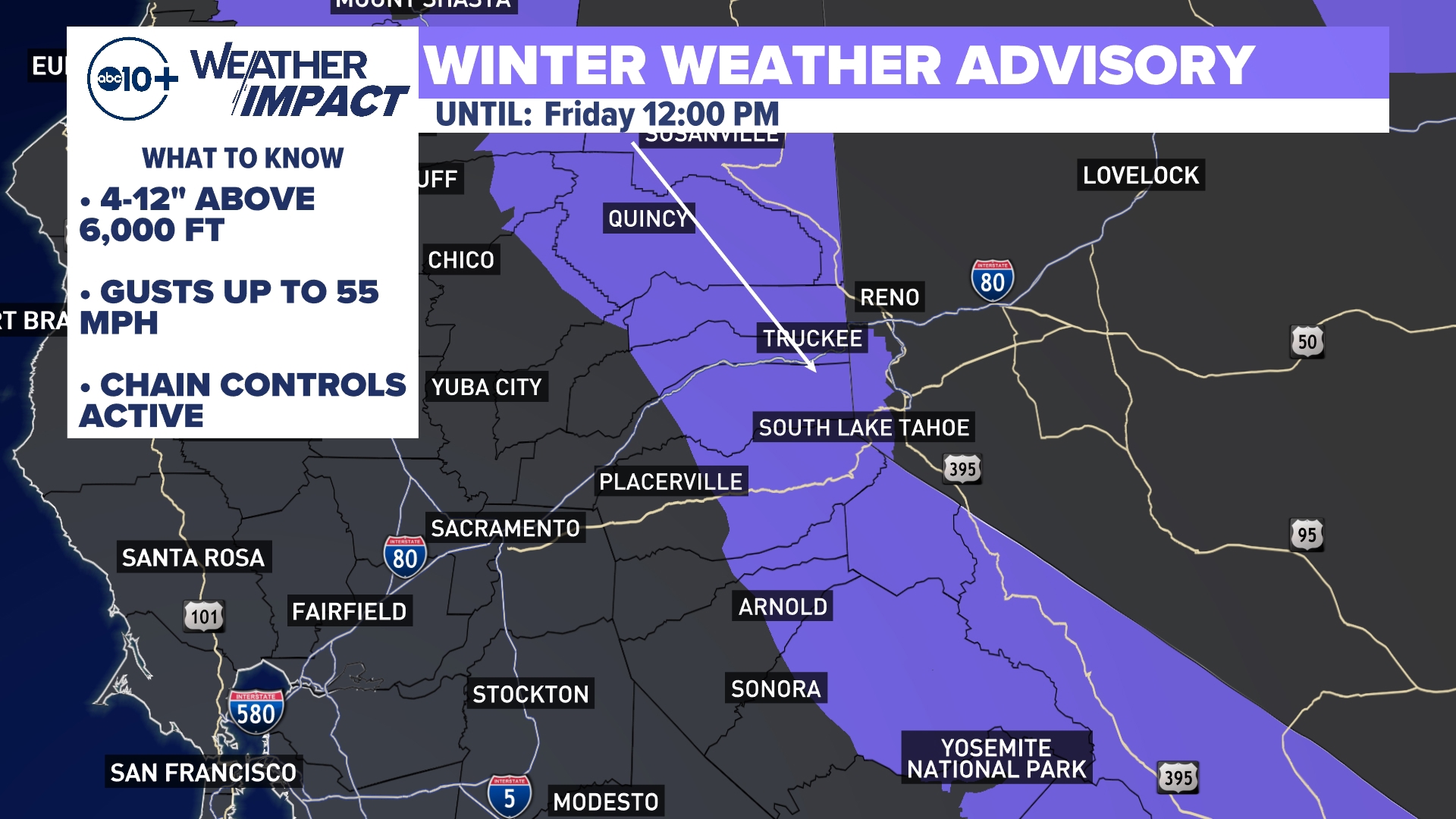 Northern California weather forecast: Rain, Sierra snow in last weekend ...