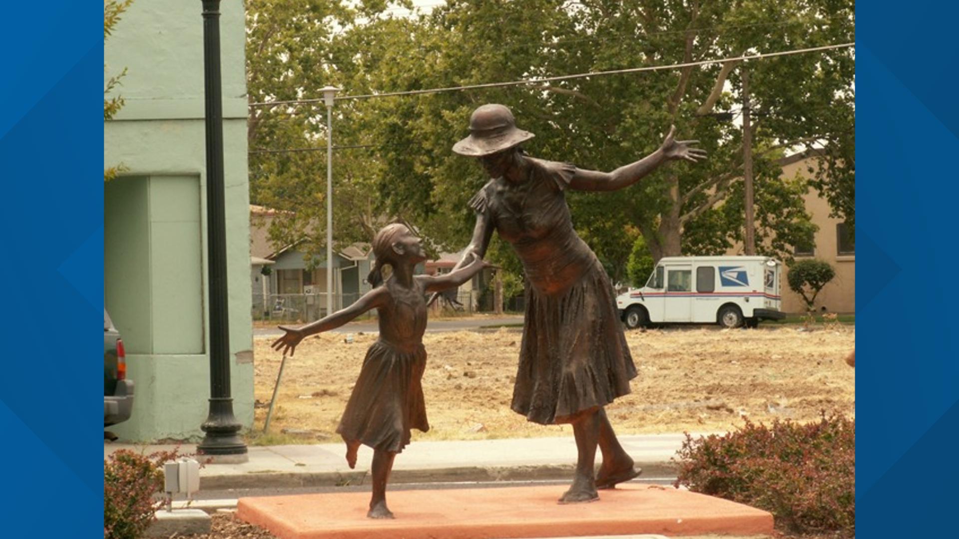 Part of statue stolen in Sacramento. Police ask public for help with ...