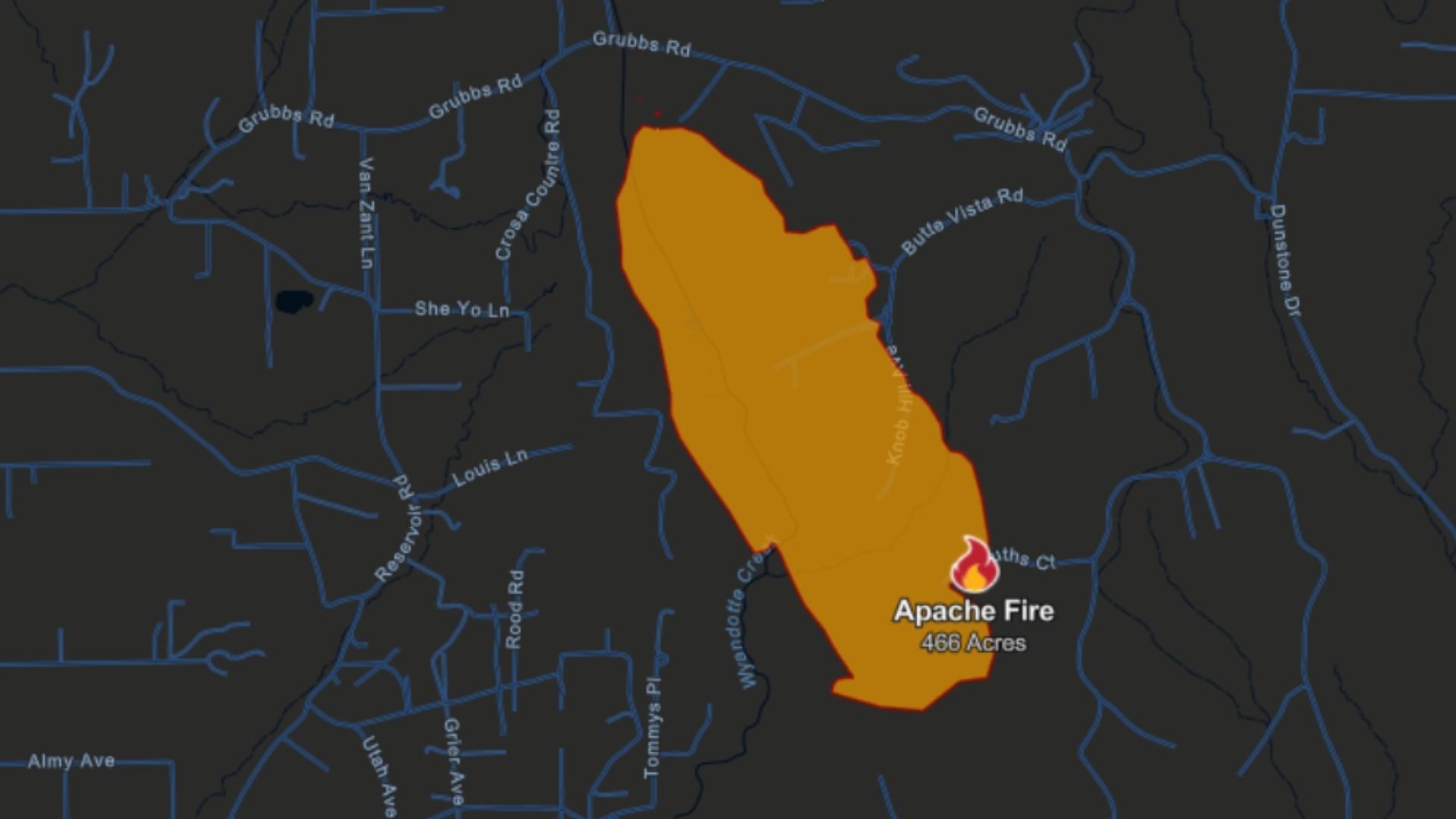 Apache Fire in Butte County: Evacuations, Maps, Updates | abc10.com
