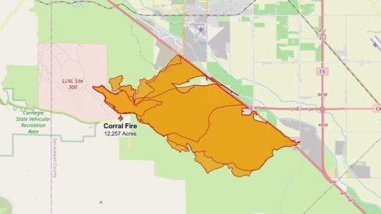 Corral Fire Latest: Maps, evacuation orders, size, road closures ...