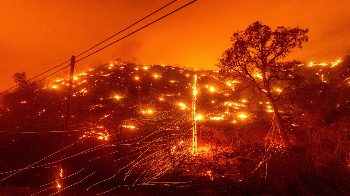 LNU Lightning Complex Fire | Sights & Sounds from the ground | abc10.com