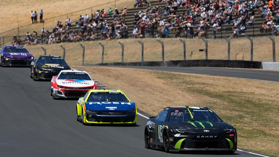 Kyle Larson celebrates NASCAR playoff waiver with another win | abc10.com