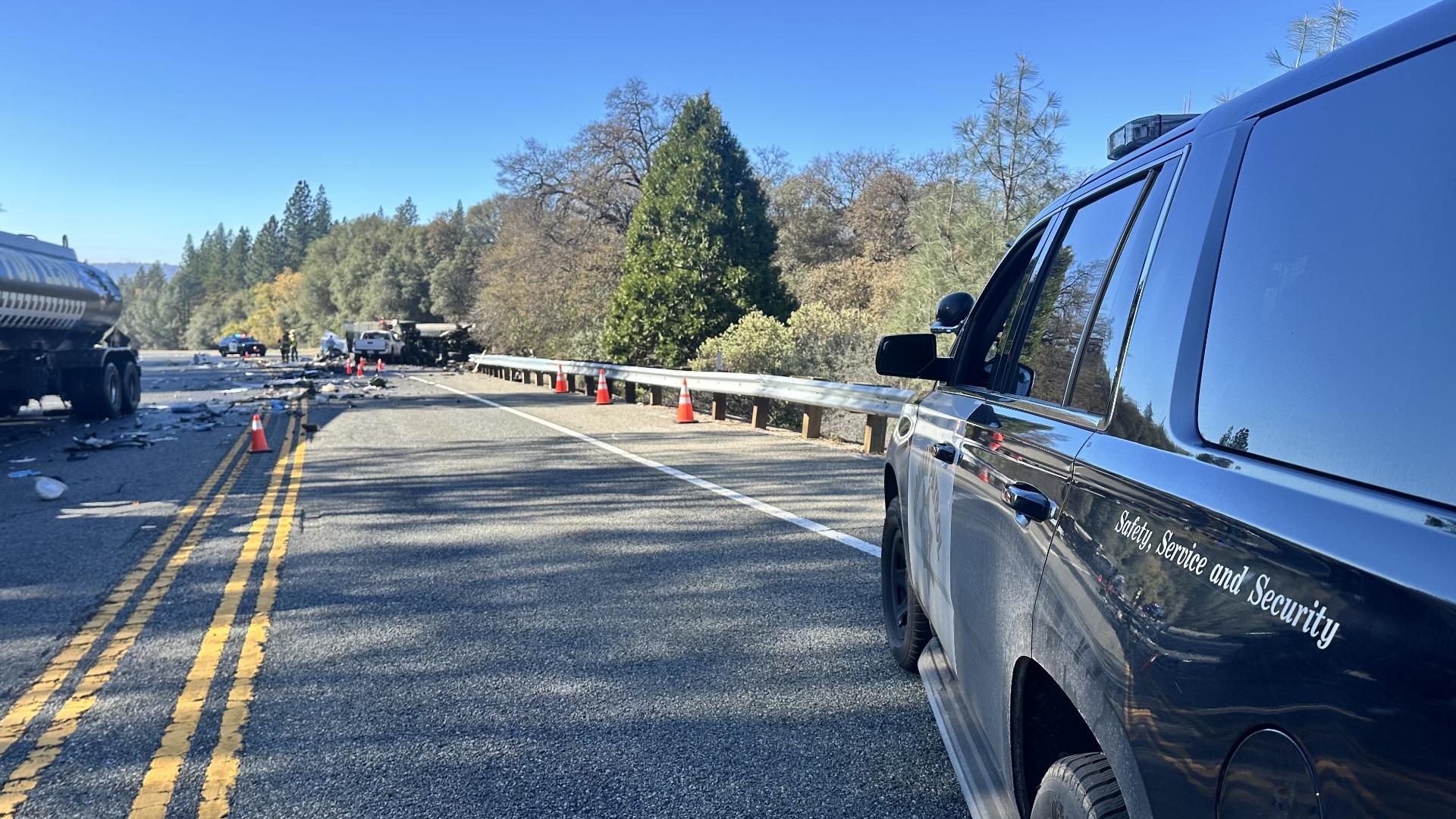 2 semitruck drivers killed in head-on crash on Highway 20 in Grass ...