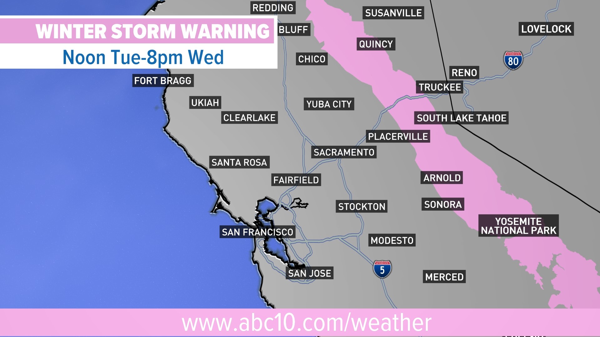 Winter Storm: Northern California's wet weather staying for now | abc10.com